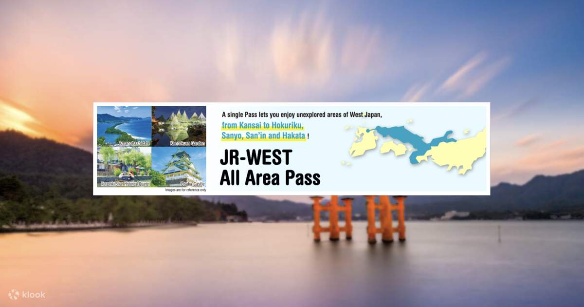 JR-WEST All Area Pass (7 Hari) - Klook Indonesia
